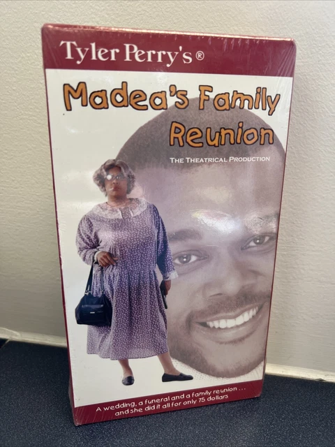 MADEA'S FAMILY REUNION (VHS 2002, Stage Play) Tyler Perry, Rare New ...