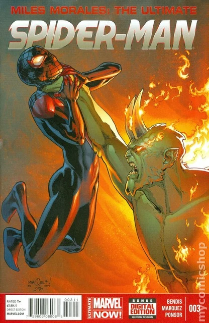 Miles Morales Ultimate Spider-man #3a Marquez Fn Vf 7.0 2014 Image