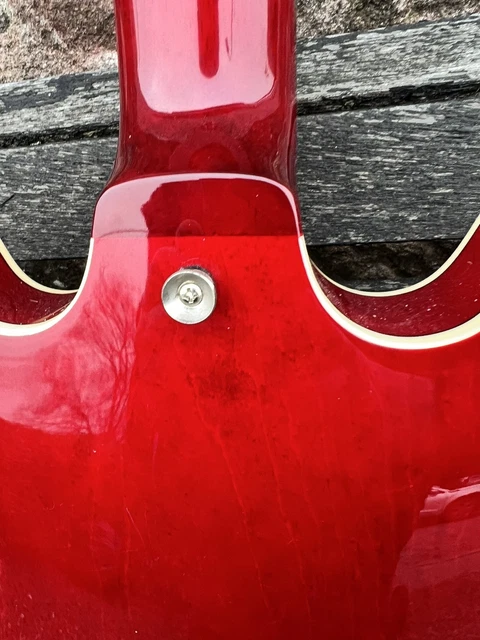 EPIPHONE DOT ES 335 Electric Guitar Cherry Red semi-hollowbody - NO ...