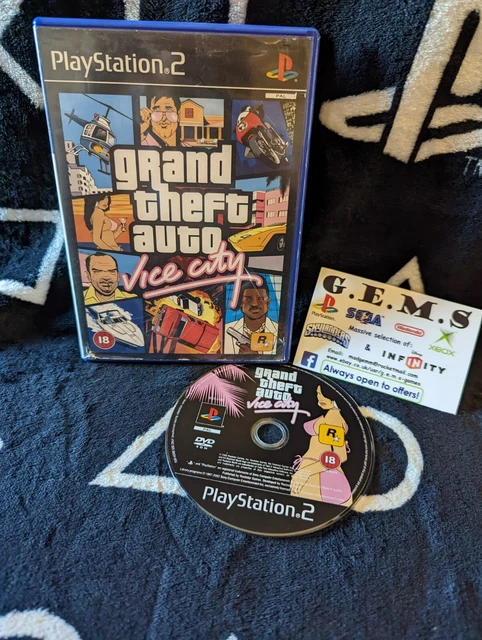 GRAND THEFT AUTO : VICE CITY PlayStation 2 PS2 game includes manual and ...