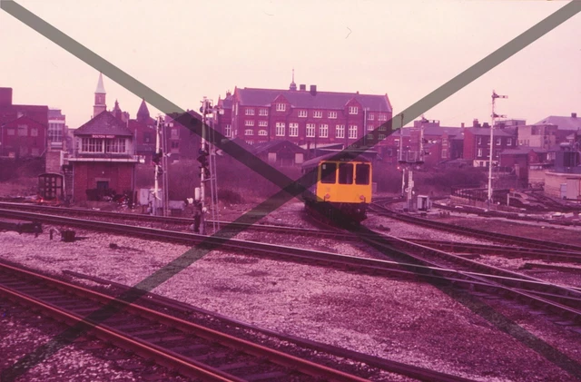 RAILWAY LOCOMOTIVE 35MM Slide – Class 104 Dmu At Bolton West Signal Box ...