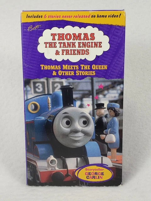 THOMAS THE TANK Engine & Friends VHS Thomas Meets the Queen George Carlin Britt £28.42 - PicClick UK