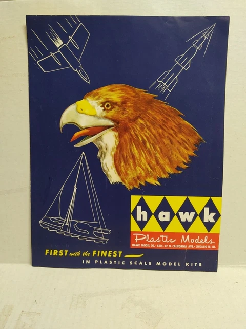 VINTAGE 1956 HAWK Plastic Models Catalog $30.00 - PicClick CA