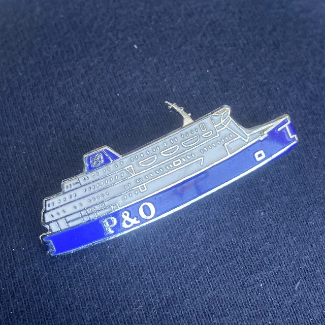 VINTAGE P & O Ferries MS PRIDE of CALAIS Enamel Pin Badge Circa 1980 ...