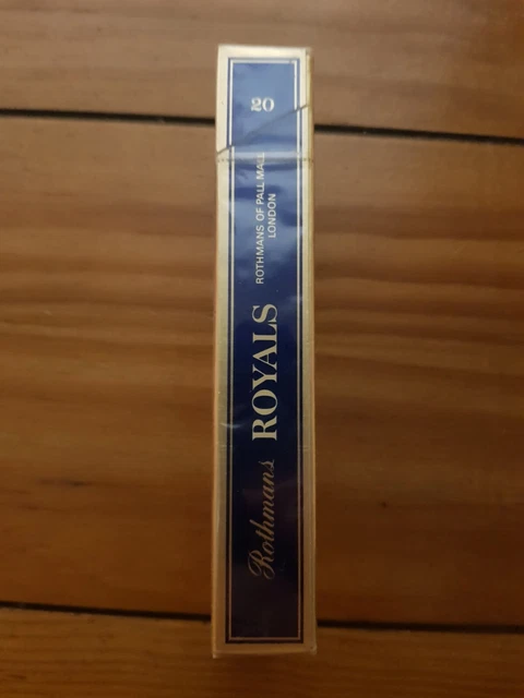 ANCIEN PAQUET DE Cigarettes Rothmans Royals 120's pour collection EUR ...
