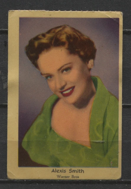 ALEXIS SMITH VINTAGE Movie Film Star Trading Card EUR 2,00 - PicClick IT