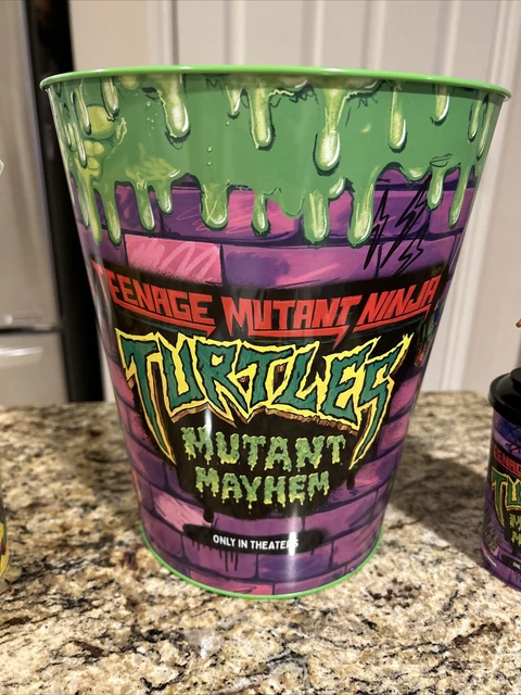 TEENAGE MUTANT NINJA Turtles Mutant Mayhem 2023 Popcorn Theater Tin ...