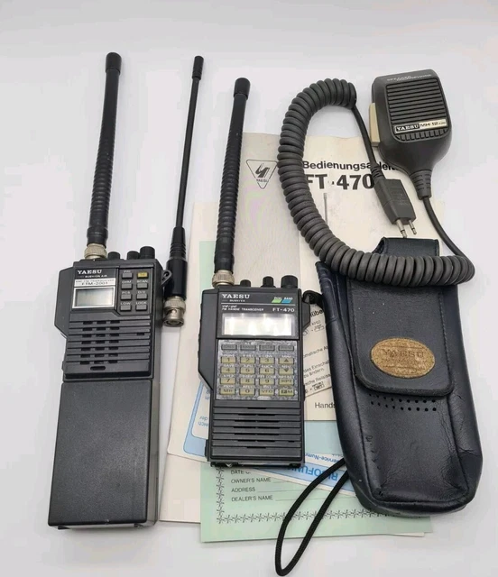 YAESU FT-470 UND FTM-2001 Funkgeräte FM Duoband Selten Seefunkgeräte ...