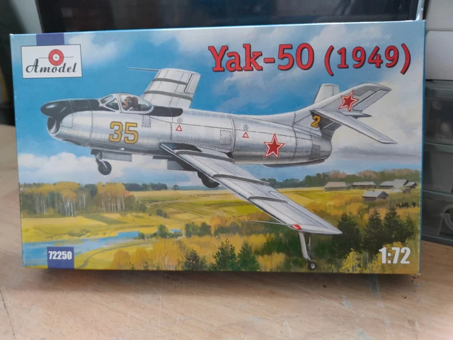 YAKOVLEV YAK-50 (1949) Soviet Fighter Prototype AMODEL 1/72 EUR 25,00 ...
