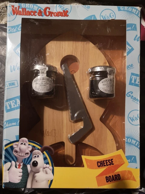 WALLACE AND GROMIT Cheese Board Rare Collectable £19.99 - PicClick UK