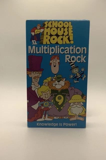SCHOOL HOUSE ROCK!: Multiplication Rock-Knowledge Is Power! VHS 1995 £4 ...