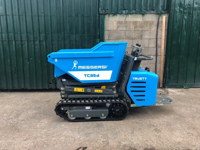 EX-SHOW MESSERSI TC95D 950kg Tracked High Tip Dumper Track Crawler ...
