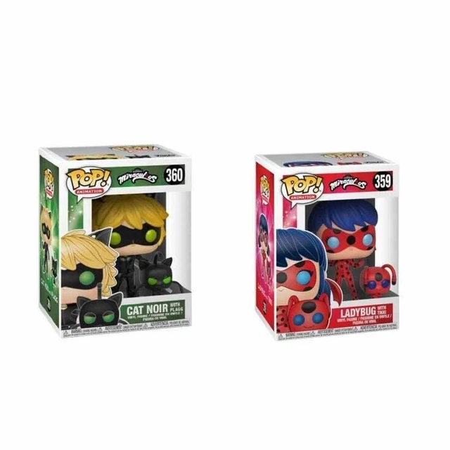 UK FUNKO POP Miraculous Ladybug And Cat Noir Figure Doll New Boxed ...