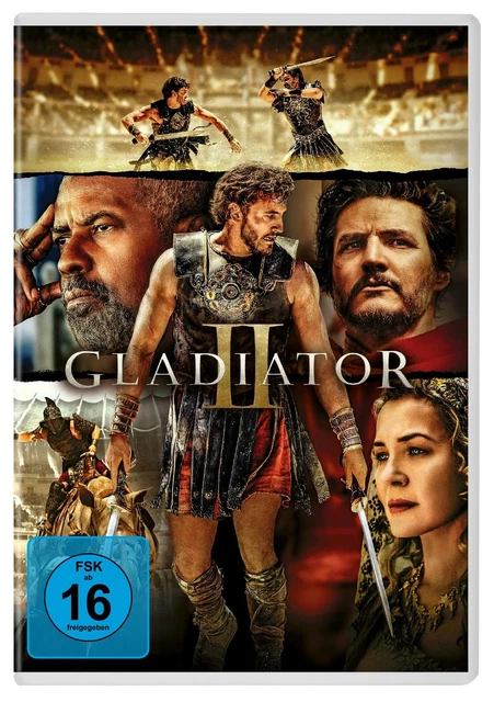 GLADIATOR II (DVD) Paul Mescal Pedro Pascal Ridley Scott EUR 27,77 ...
