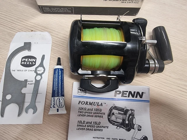 PENN FORMULA 15KG 2 Speed reel - Excellent condition with original box ...