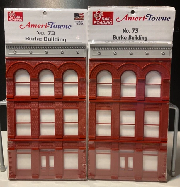 AMERI-TOWNE BUILDING SERIES Front Wall Part # 73 BURKE BUILDING Lot of ...