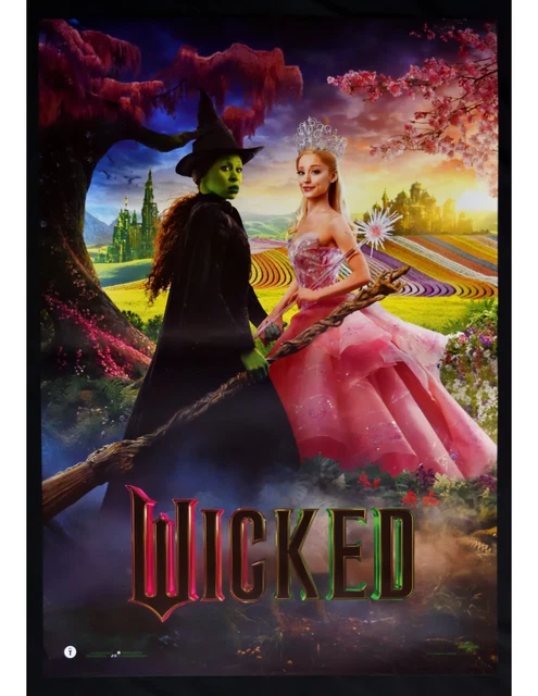 WICKED POSTER JON M Chu Wicked Elphaba Cynthia Erivo Glinda Ariana ...