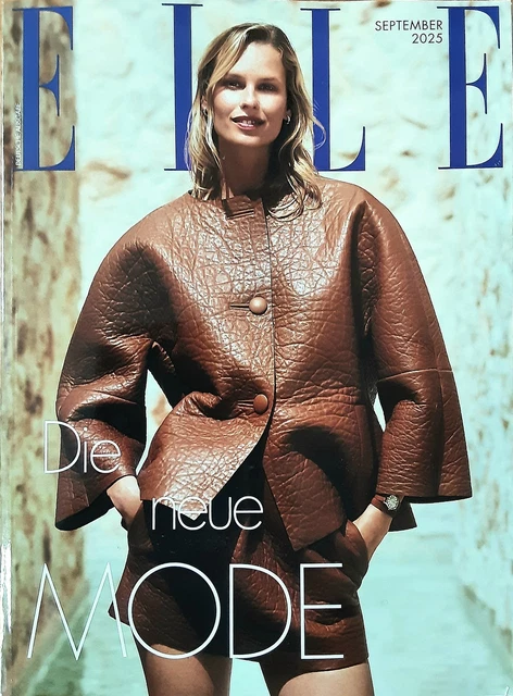 ELLE 09/2025 ZEITSCHRIFT DIE NEUE MODE HW25/26 Modemagazin Fashion ...