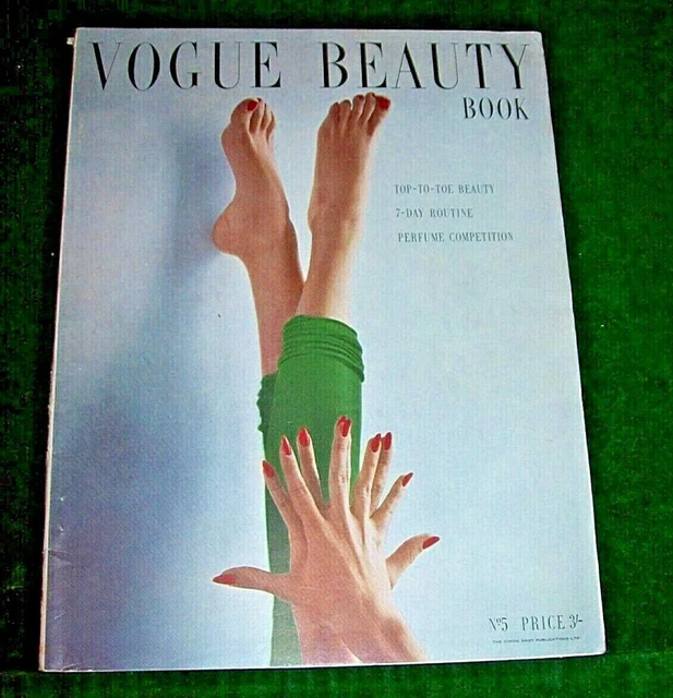 VOGUE BEAUTY BOOK- No.5-1951.76 Pages-BEAUTIFUL C.1950 FASHION/BEAUTY ...