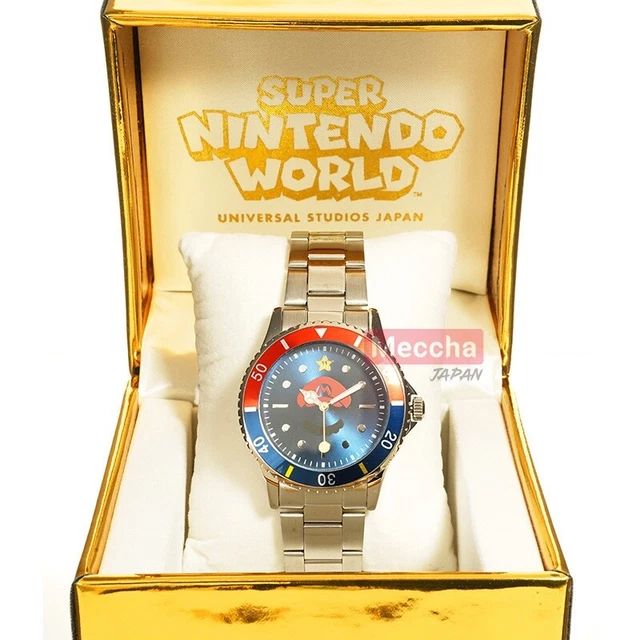 NINTENDO UNIVERSAL STUDIOS Japan USJ Official Limited Edition Luxury Mario Watch £179.99 ...