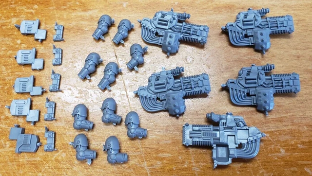 30K SPACE MARINE Bits Legion Heavy Weapon Upgrade Missile Launcher x5 £ ...