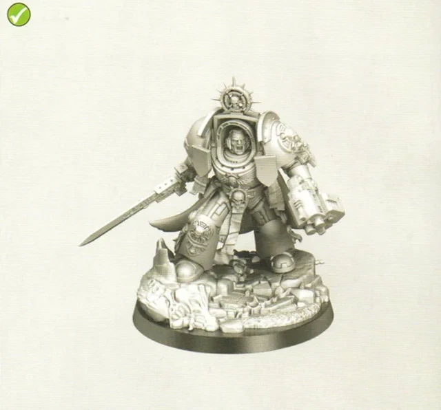 WARHAMMER 40K CAPTAIN Terminator Armor Rüstung Primaris Space Marines ...