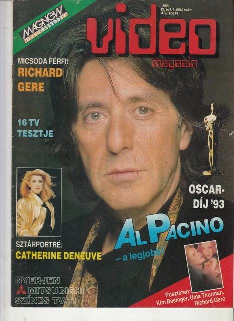 AL PACINO, CATHERINE DENEUVE,RICHARD GERE, MELISSA GILBERT Hungarian magazine EUR 9,45 - PicClick IT