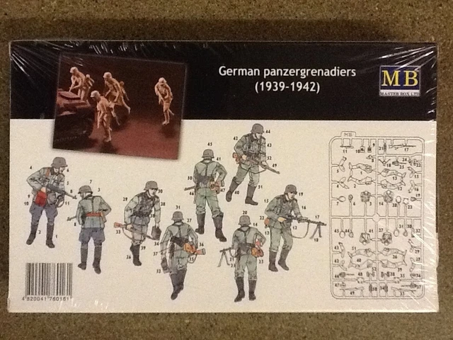 MASTER BOX 1/35 Ww Ii German Panzergrenadiers ( 1939 - 1942 ) Figure ...
