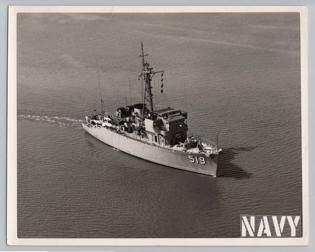 1950'S ORIGINAL USS ABILITY MINE SWEEPER Vintage OFFICIAL US NAVY 8x10 ...