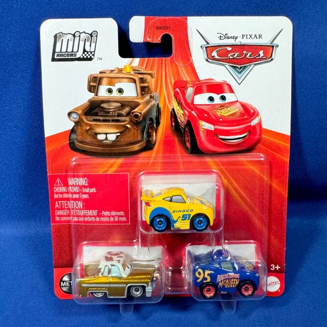 TEX DINOCO CRUZ Ramirez FABULOUS McQUEEN Pixar Cars MINI RACERS 3-Pk ...