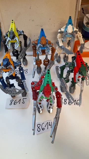LEGO TECHNIC BIONICLE 8614 - 8619 Vahki 6er SET EUR 30,00 - PicClick FR