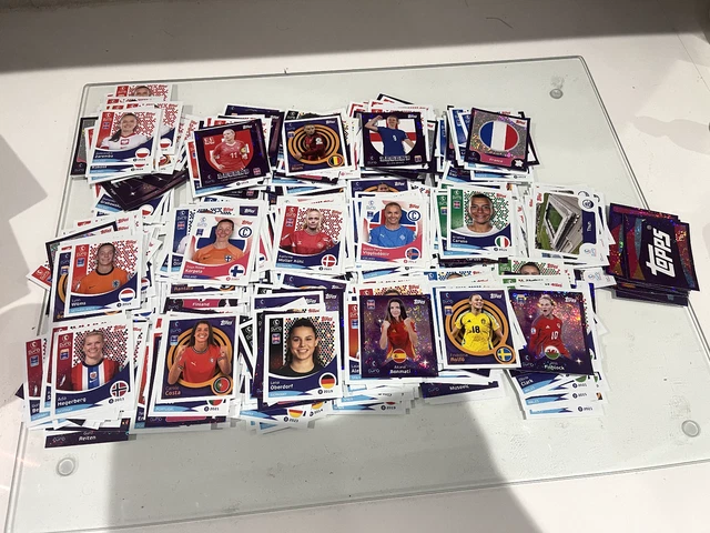 TOPPS - UEFA Womens Euro 2025 Switzerland Stickers - 251 - 308 Choose ...