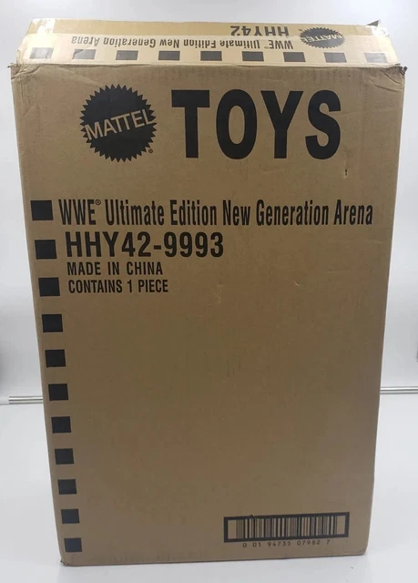 MATTEL CREATIONS WWE Ultimate Edition New Generation Arena Ring Diesel ...