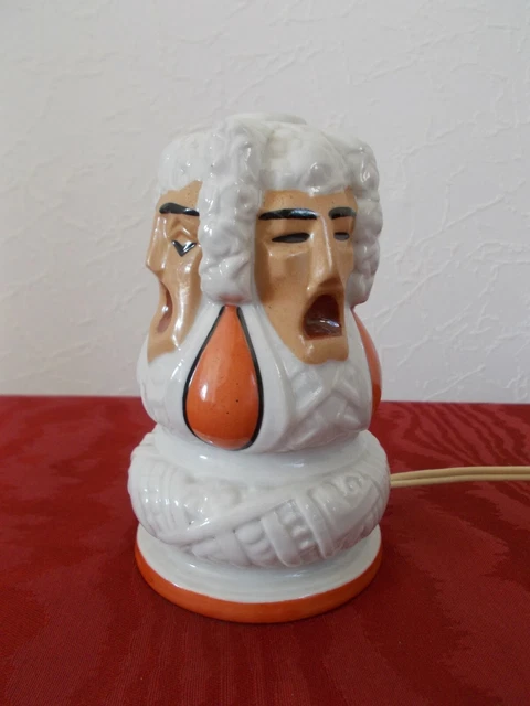 VEILLEUSE BRÛLE PARFUM art deco BEVER ROBJ sculpture en porcelaine ...