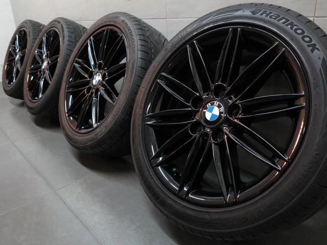 GENUINE BMW 17& 207M Alloy Wheels: Gloss Black E46 E81 E82 E87 E88 F20 ...