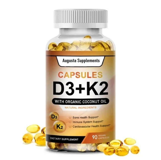 VITAMIN D3 + K2 *High Quality* Soft Gel Capsule. 10000iu 200mcg £12.50 ...