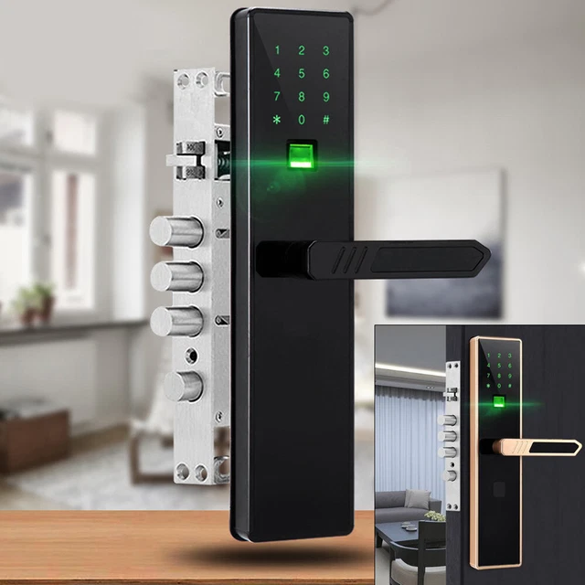 TOUCHSCREEN SMART DOOR Lock Keyless Digital Keypad Lock Entry ...