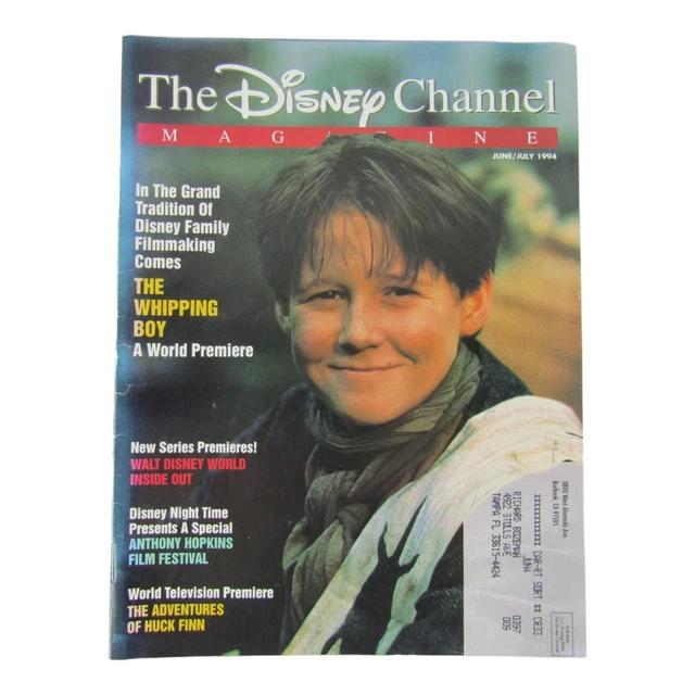THE DISNEY CHANNEL Magazine June 1994 The Whipping Boy Nancy Kerrigan ...