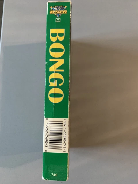 WALT DISNEY MINI Classics Bongo VHS 1991 Rare Find Pre-owned Good ...