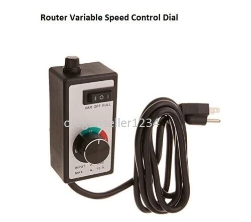 ROUTER VARIABLE SPEED Controller Electric Motor AC Bench Grinder Fan ...