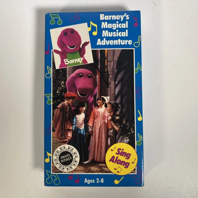 BARNEY VHS BARNEYS Magical Musical Adventure VHS VIDEO TAPE VCR RARE ...