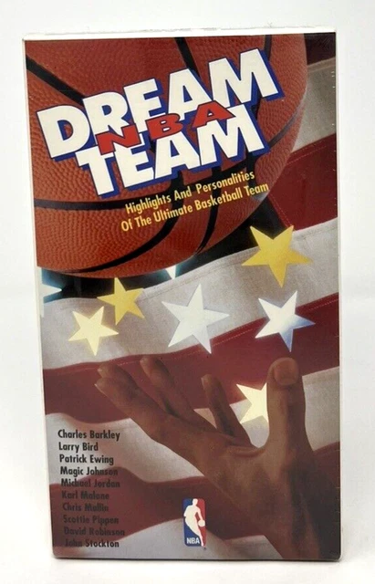 NBA DREAM TEAM 1992 VHS CBS FOX Jordan Barkley Bird Johnson Ewing ...
