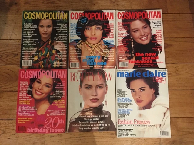 5 VINTAGE 1990S Magazines,4 Cosmopolitan & 1 Marie Claire - See Listing ...