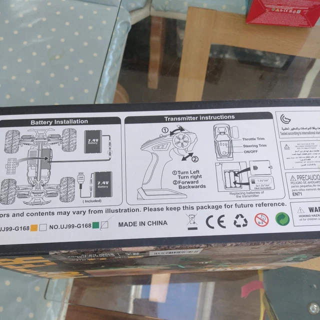 REMOTE CONTROL CARS 1:16l4 Scale Large 36KM/H Fast RC Cars for RRP £70 ...