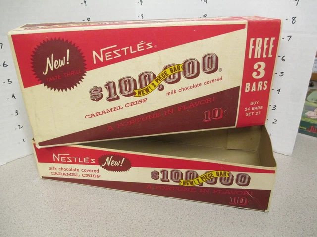 NESTLE'S $100,000 1960S candy bar store display counter box caramel ...
