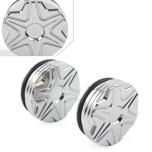 CNC SWINGARM PIVOT Bolt Covers For Harley V-Rod 06-17 VRSCF VRSCAW Type ...