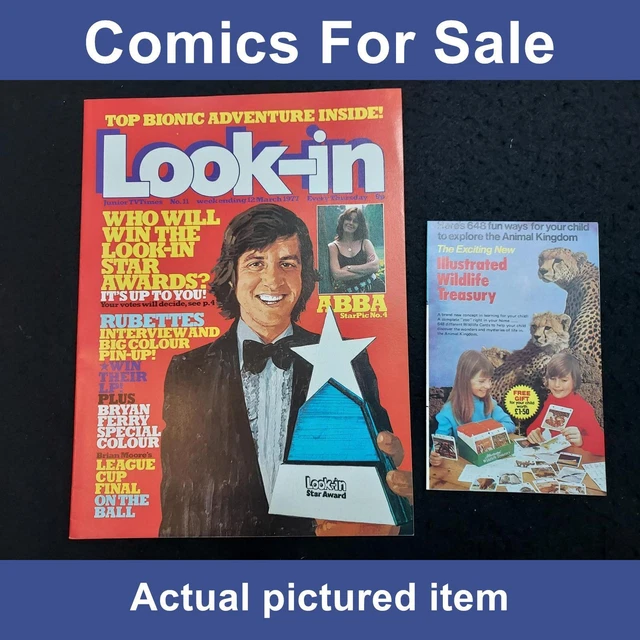 LOOK-IN MAGAZINE #11 - 12 March 1977 + original flyer/leaflet - ABBA ...