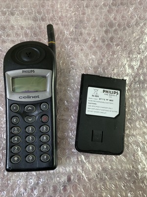 PHILIPS BT CELLNET VINTAGE MOBILE PHONE Parts Repair Used Genuine ...
