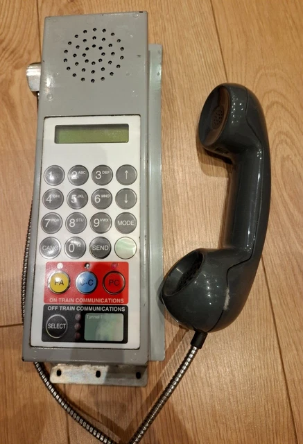 PA SYSTEM CONTROL panel from a Merseyrail Class 507 train £5.99 ...