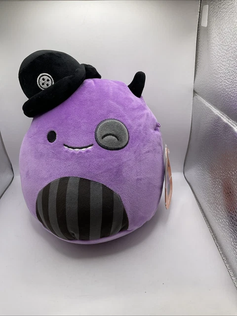 SQUISHMALLOWS ORIGINAL 7.5 Inch Halloween Earworm the Winking Purple ...